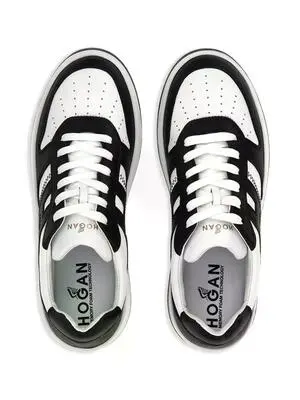 Hogan H630 Perforated Low-top Sneakers - Black