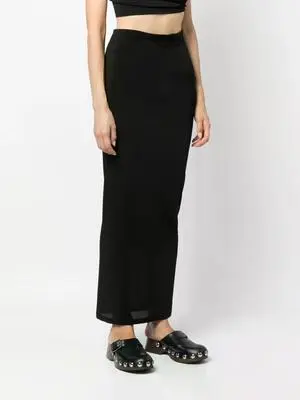 Wardrobe.NYC Elasticated-waistband Maxi Skirt