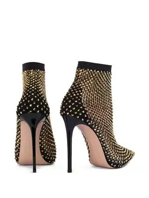 LE SILLA Gilda 115mm Crystal-embellished Pumps