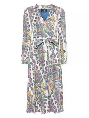 Etro Paisley-print Midi Dress