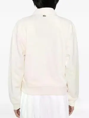 Lacoste Polo Collar Sweatshirt - Neutrals