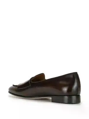 EDHEN MILANO Brera Double Strap Loafers - Brown