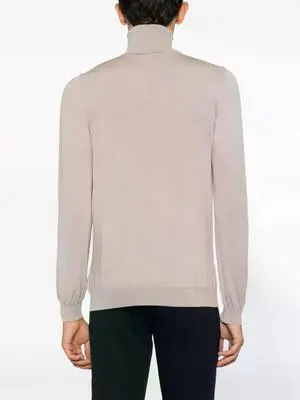 ZANONE Roll-neck Fine-knit Jumper - Neutrals