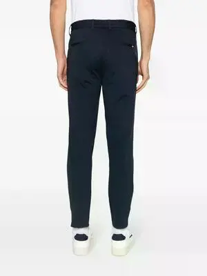 BOSS Technical-jersey Slim-cut Trousers - Blue