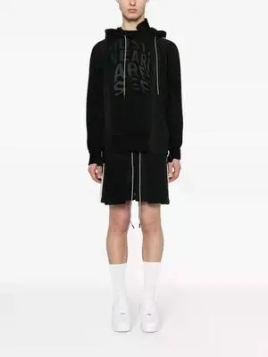MOSTLY HEARD RARELY SEEN Asymmetric Panelled Hoodie