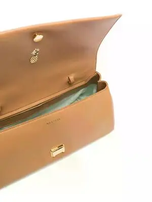 AQUAZZURA Twist Leather Clutch