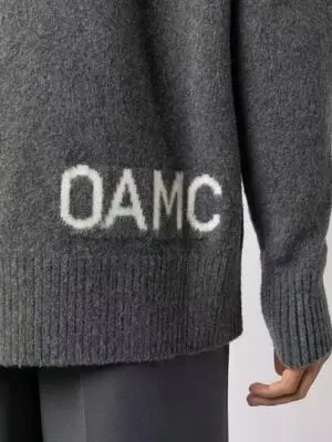 OAMC Logo Intarsia-knit Wool Jumper