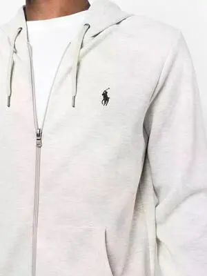 Polo Ralph Lauren Pony Logo Zip-up Hoodie - Grey