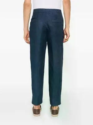 Zegna Linen Straight-leg Trousers