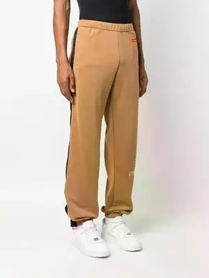 Heron Preston Logo-patch Track Pants - Brown