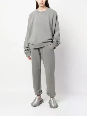 ENTIRE STUDIOS Mélange-effect Cotton Sweatshirt - Grey