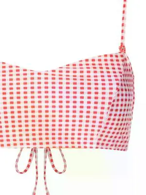 AMIR SLAMA Check-print Bikini
