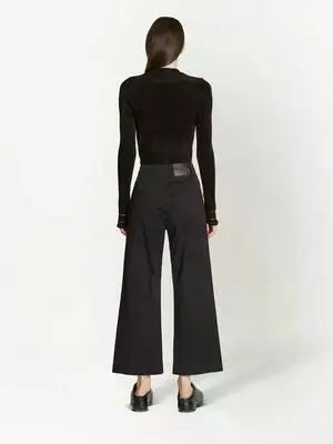 Proenza Schouler White Label Cropped Cotton Twill Culottes