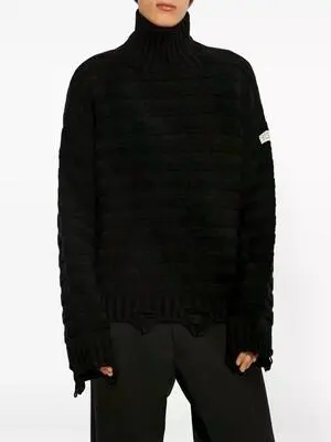 MAISON MARGIELA Distressed High-neck Jumper