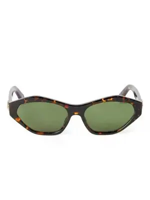 Off-White Cat-eye Frame Sunglasses - Brown