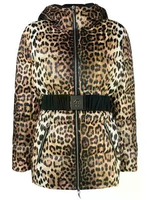 Roberto Cavalli Leopard-print Padded Jacket
