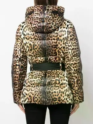 Roberto Cavalli Leopard-print Padded Jacket