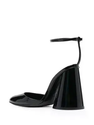 Attico Pointed-toe Leather Pumps - Black