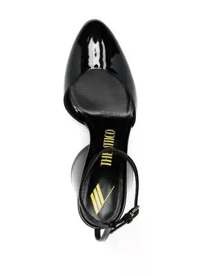 Attico Pointed-toe Leather Pumps - Black