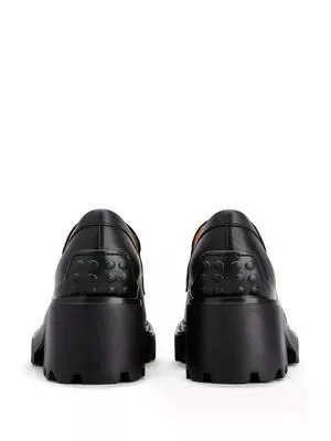 TOD'S Logo-buckle Leather Loafers