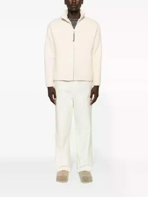 JIL SANDER Reversible Shearling Cotton Jacket