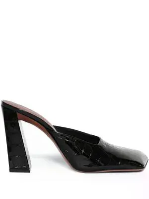 Amina Muaddi Block Heel Mules Clogs For Women