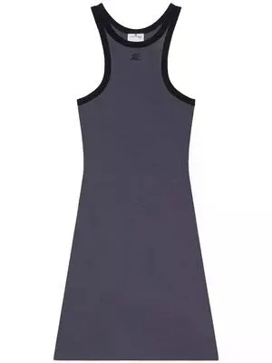 COURREGES Cotton Scuba Dress