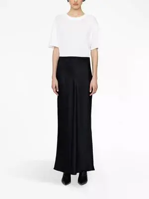 ANINE BING Flared Silk Maxi Skirt