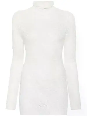 TOTEME High-neck Crochet-knit Jumper