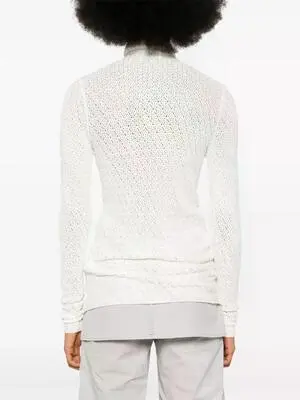 TOTEME High-neck Crochet-knit Jumper