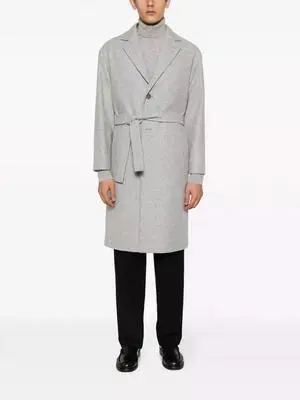 HEVO Cisternino Belted Single-breasted Coat
