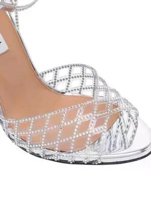 AQUAZZURA 105mm Leather Sandals