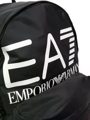 EA7 Logo-print Backpack