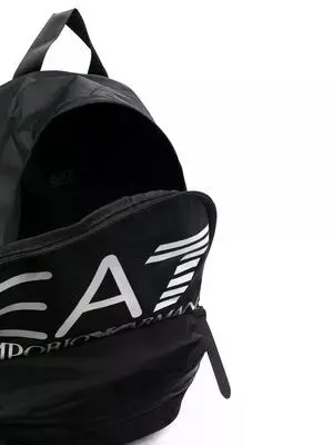 EA7 Logo-print Backpack