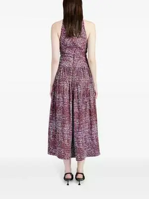 Proenza Schouler Lola Halterneck Dress - Red