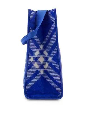 Burberry Check-pattern Shopper Tote Bag