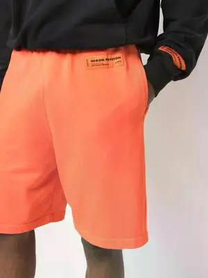 Heron Preston Recycled Cotton Track Shorts - Orange