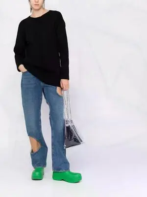 Off-White Ribbed-knit Wool Jumper