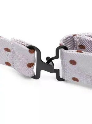Etro Silk Polka Dot Bow Tie