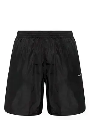 Off-White Logo-print Swim Shorts