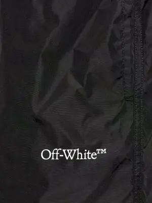 Off-White Logo-print Swim Shorts
