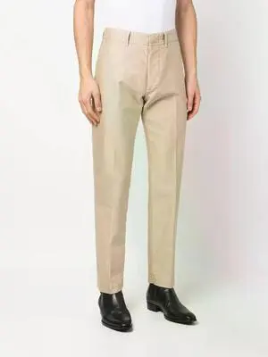 TOM FORD Tapered Cotton Trousers