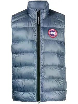 Canada Goose Crofton Logo-appliqué Gilet - Blue