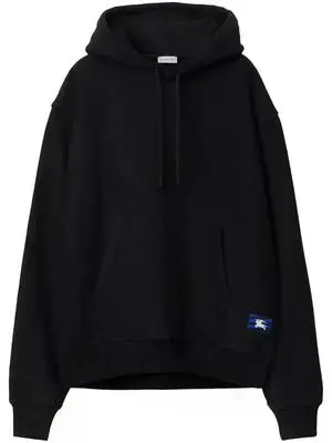Burberry Equestrian Knight Appliqué Cotton Hoodie