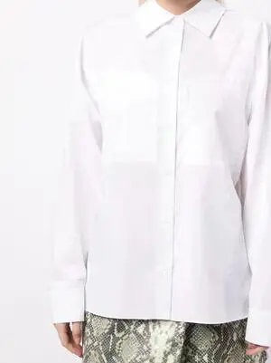 IRO PARIS Spread-collar Cotton Shirt