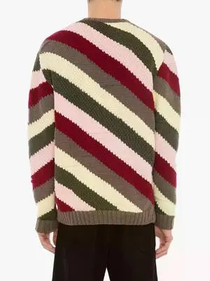 JW Anderson Chunky Stripe Crew Neck Jumper