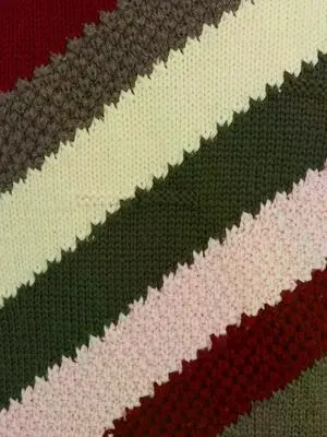 JW Anderson Chunky Stripe Crew Neck Jumper