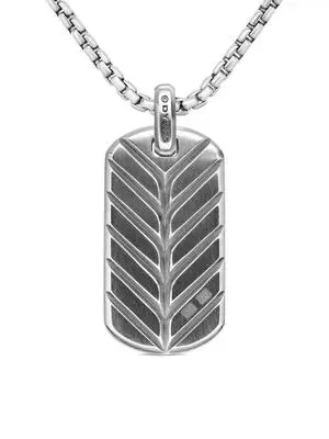 David Yurman Sterling Pietersite Tag