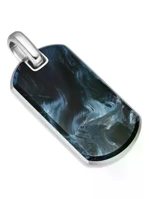 David Yurman Sterling Pietersite Tag