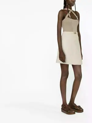 PATOU Medallion A-line Skirt